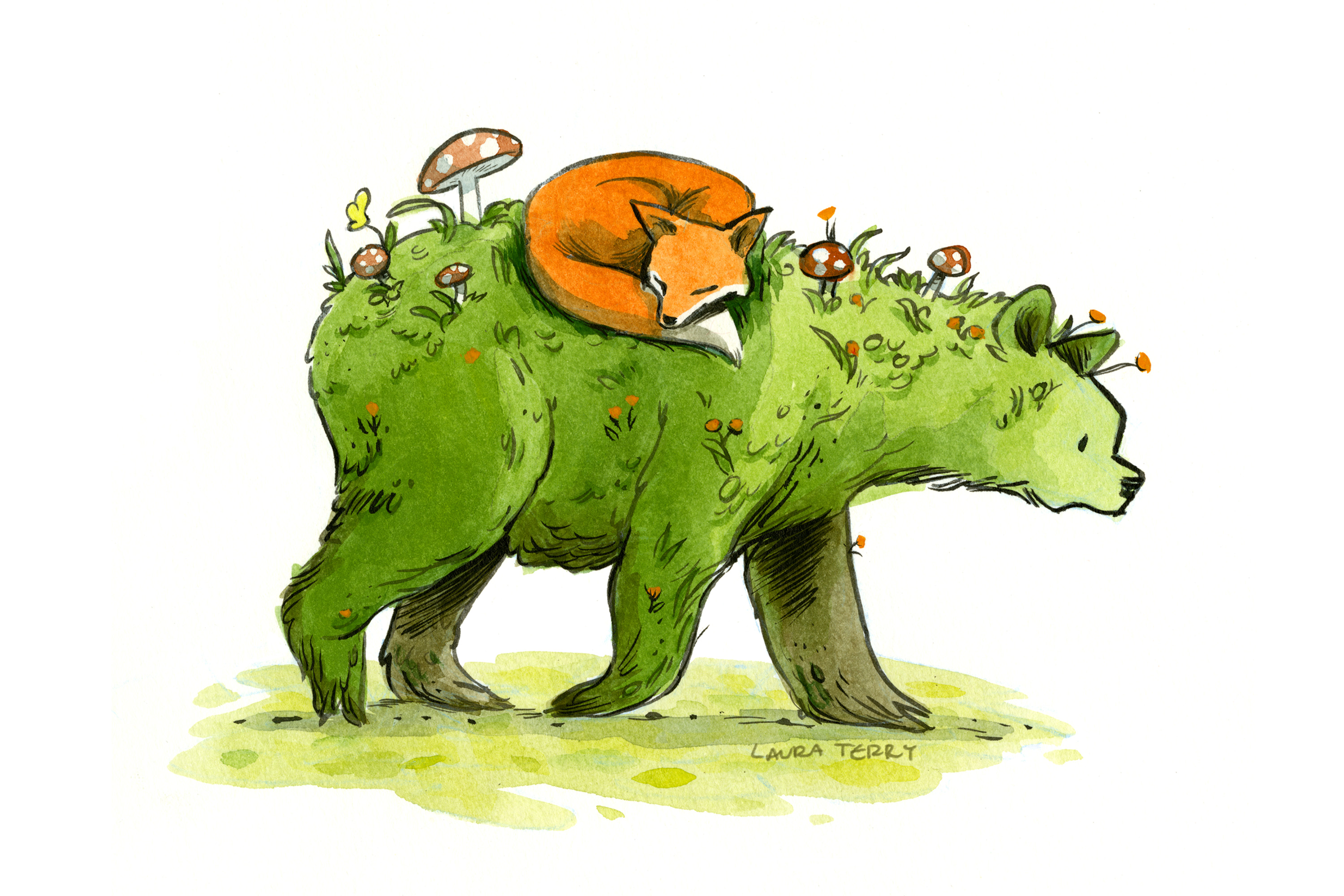 Fox & Bear, Best Friends - Laura Terry